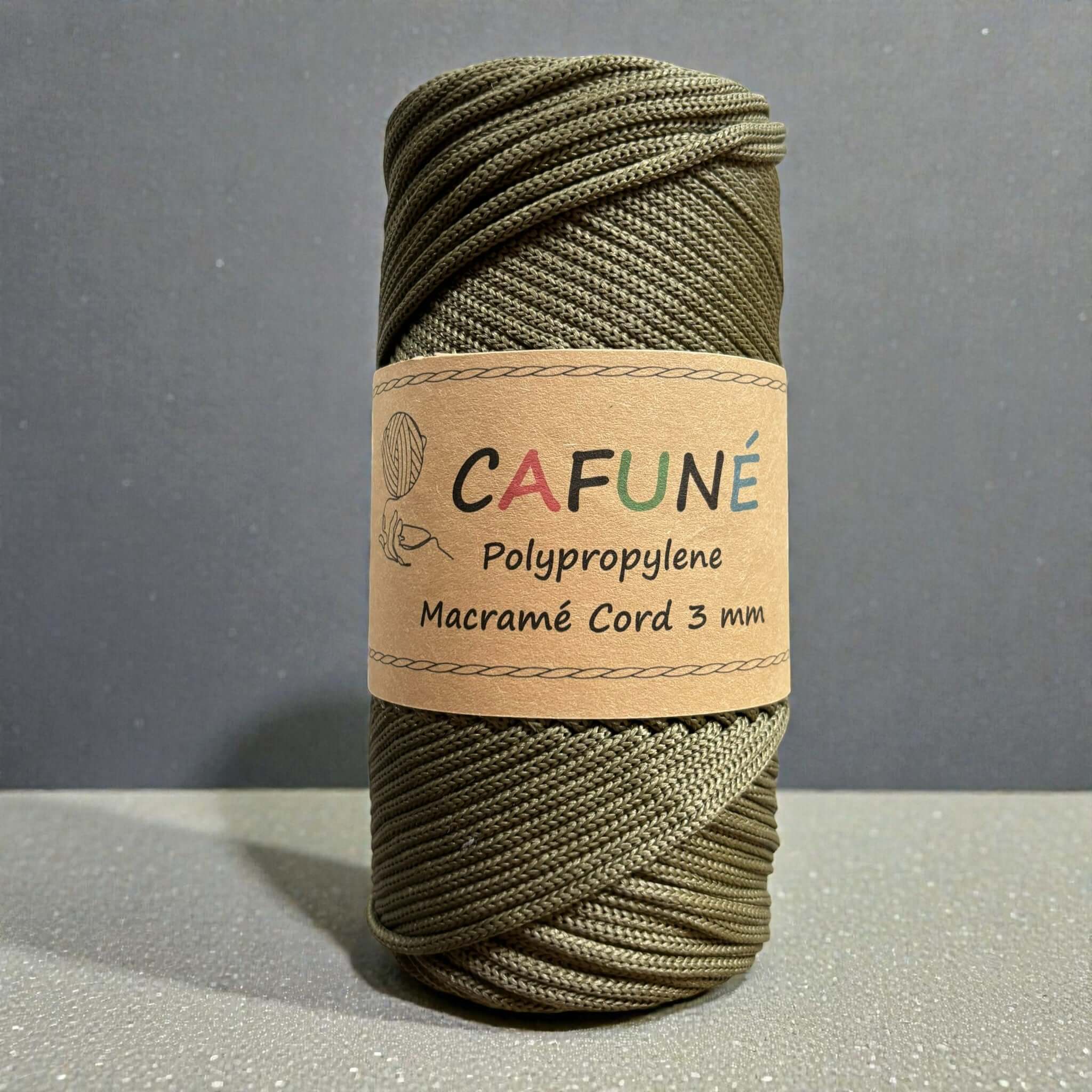 Propyleen| Macrame Koord 3mm | voor buiten | Bij Hobbygaren